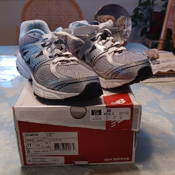 New Balance | Shoes | New Balance 54 V2 Gray And Blue Sneakers With ...